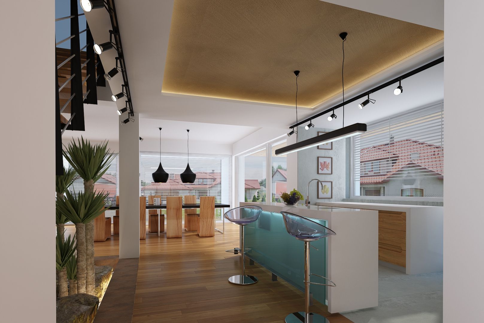 Nowoczesny dom z poddaszem. Świetny projekt! - Galeria - Dobrzemieszkaj.pl Nowoczesny dom z poddaszem. Świetny projekt! - Galeria - Dobrzemieszkaj.pl