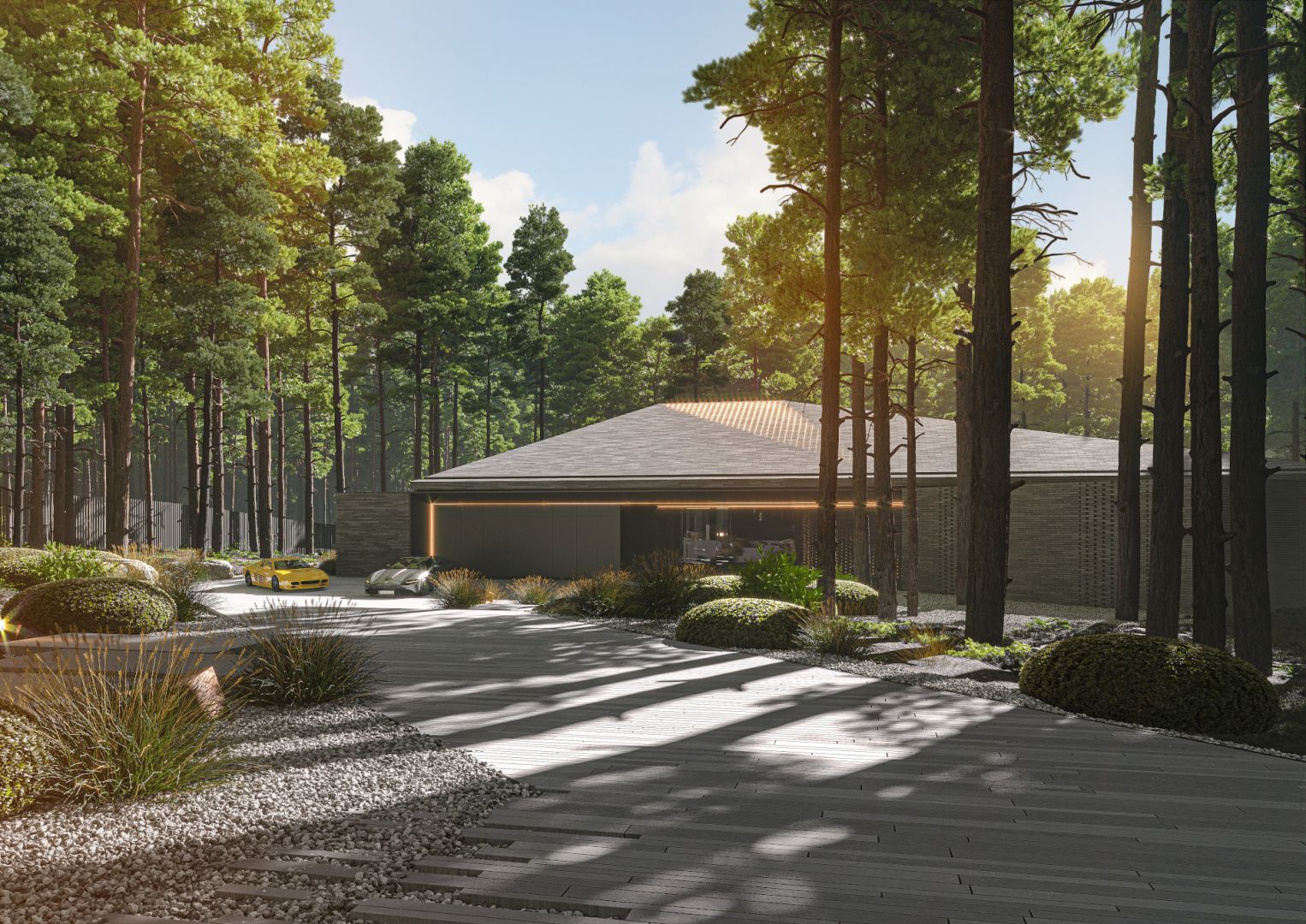 Nowoczesny dom wśród drzew. Świetny projekt! - Galeria - Dobrzemieszkaj.pl Nowoczesny dom wśród drzew. Świetny projekt! - Galeria - Dobrzemieszkaj.pl