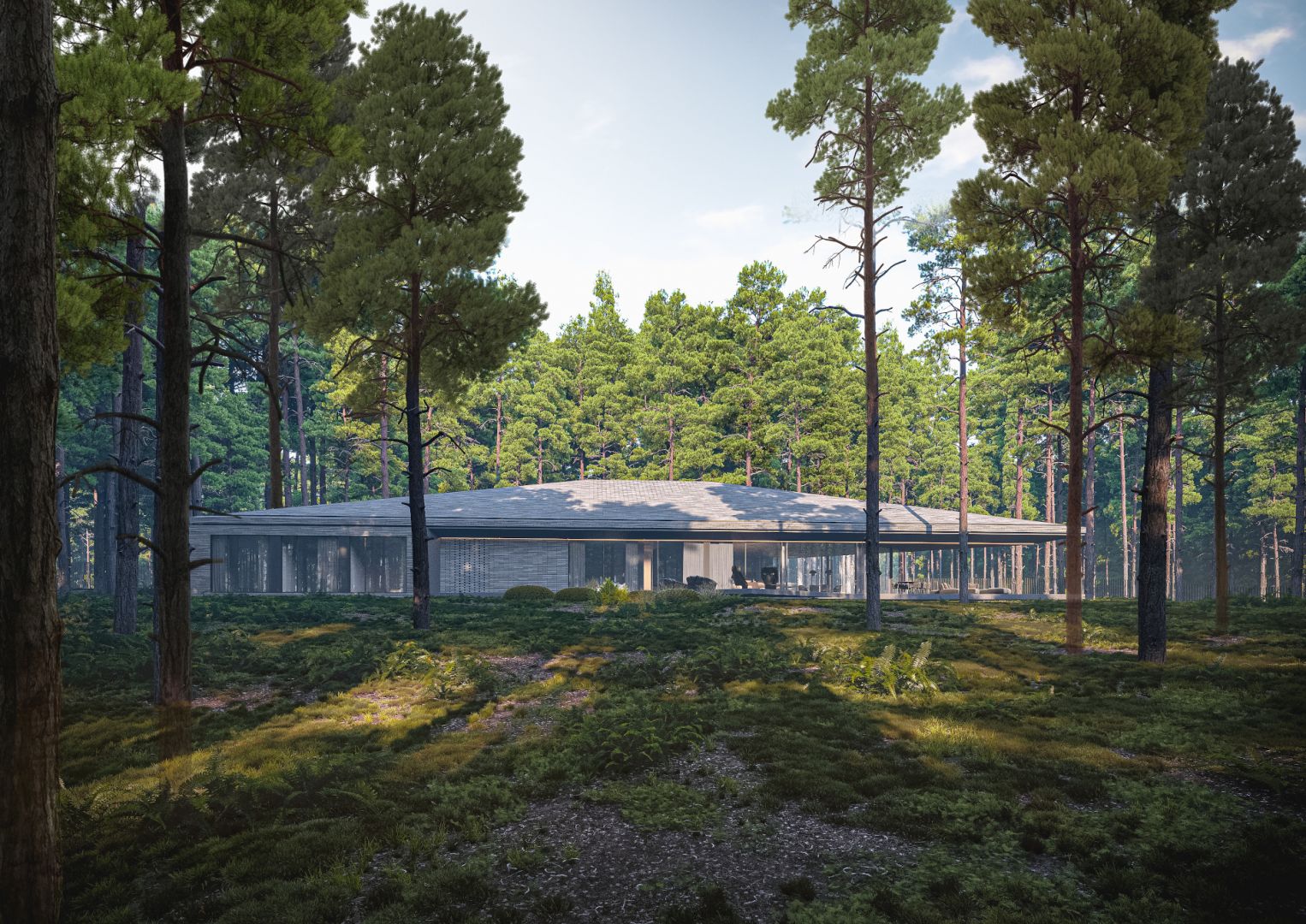 Nowoczesny dom wśród drzew. Świetny projekt! - Galeria - Dobrzemieszkaj.pl Nowoczesny dom wśród drzew. Świetny projekt! - Galeria - Dobrzemieszkaj.pl